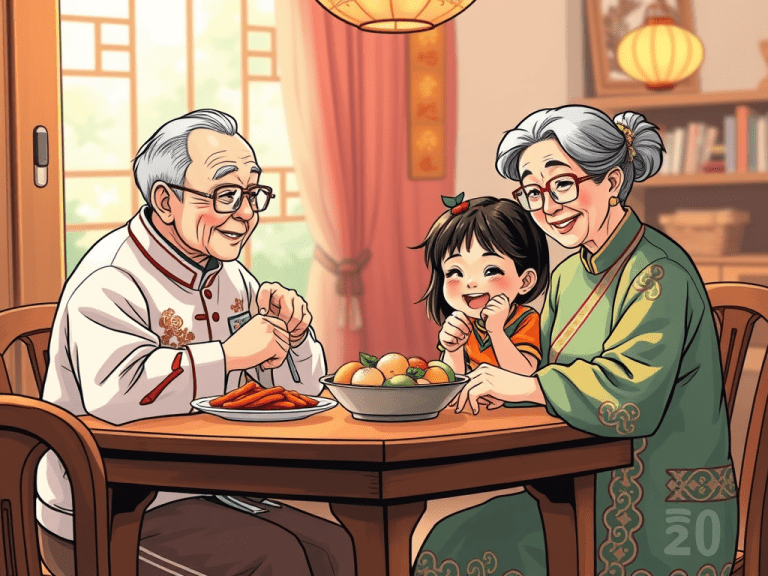 Next-Door Grandparents – Shengliver Studio